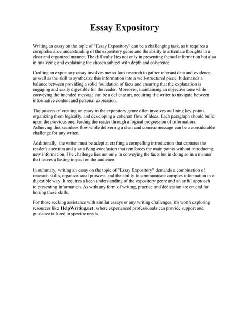 How To Make An Expository Essay.pdf