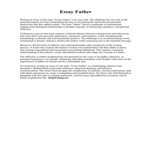Essay Father.pdf