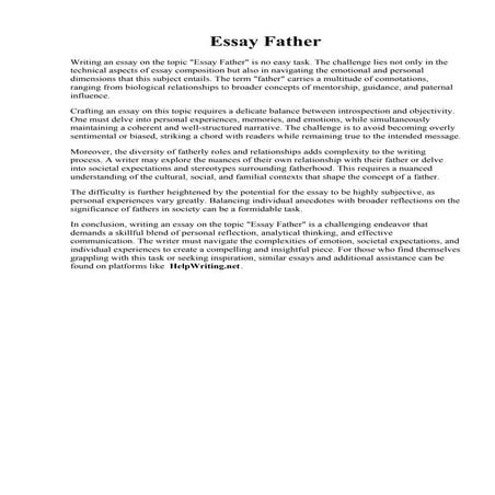 Essay Father.pdf