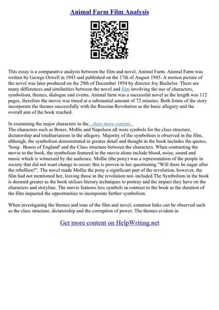 Animal Farm Characters | PPT