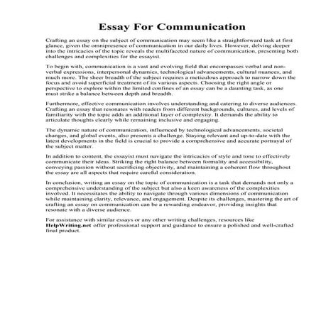 Essay For Communication.pdf