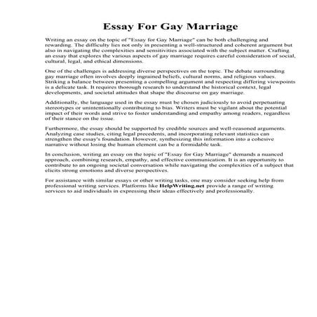 Essay For Gay Marriage.pdf
