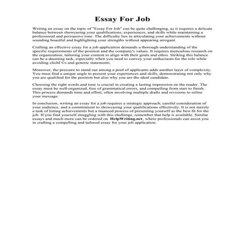 Essay For Job.pdf