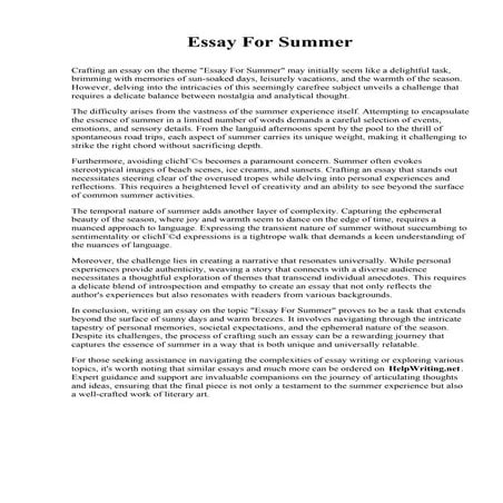 Essay For Summer.pdf