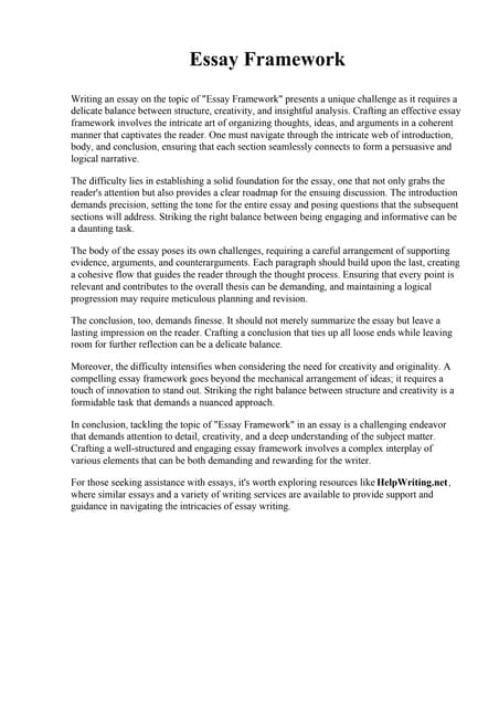 Structures Of An Essay.pdfStructures Of An Essay | PDF