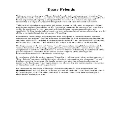 Essay Friends.pdf