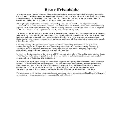 Essay Friendship.pdf