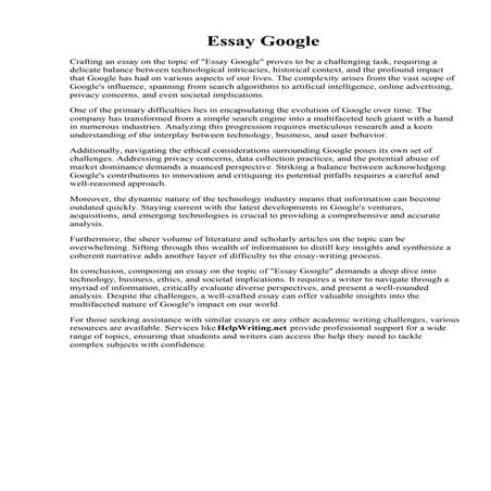 500 Word Essay Sample | PDF
