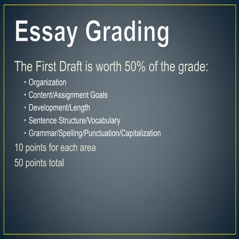 Essay grading | PPTX