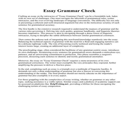 Good First Sentences For Essays | PDF