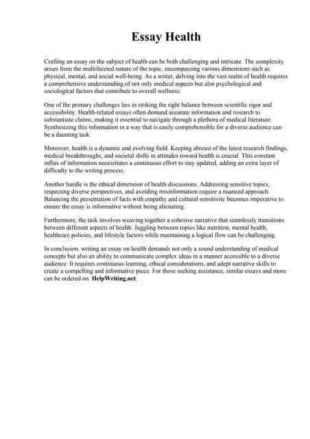 Essay On Diseases.pdf