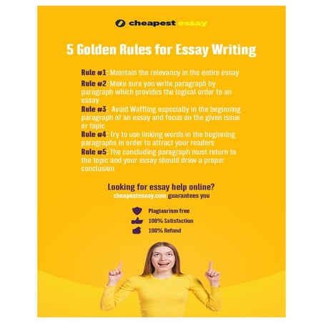 5 Golden Rules for Essay Writing | PDF