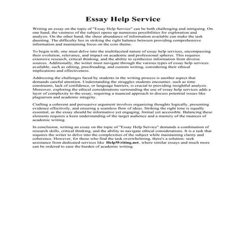 Good Descriptive Essays | PDF