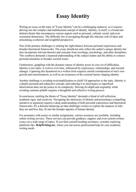 Self Identity Essay.pdf