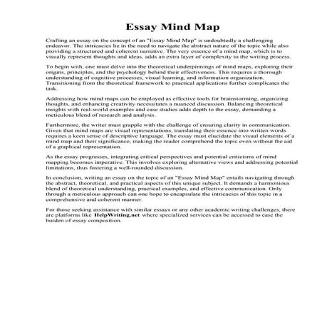 Essay Mind Map | PDF
