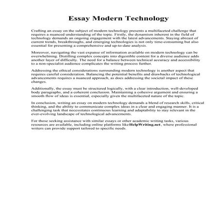 Essay Modern Technology.pdf