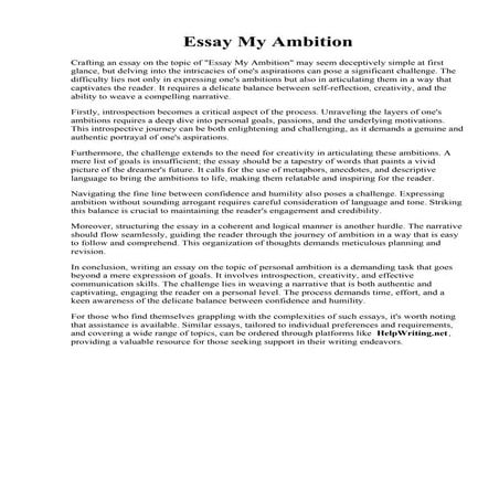Essay My Ambition.pdf