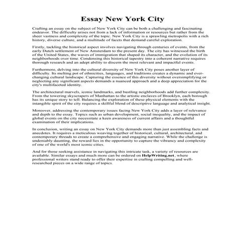 New York City Descriptive Essay.pdf