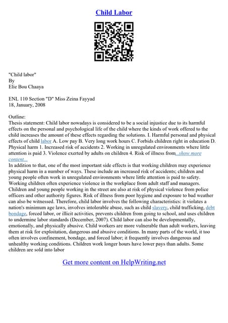 Industrial Revolution Child Labor.pptx | Parenting Children Aged 4-11 ...