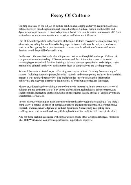 What Is Culture Essay.pdf