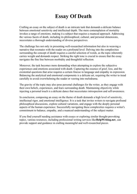 Essay On Death And Dying.pdf