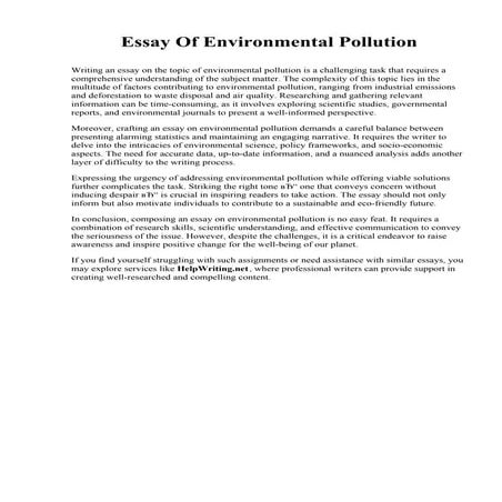 Essay Of Environmental Pollution.pdf