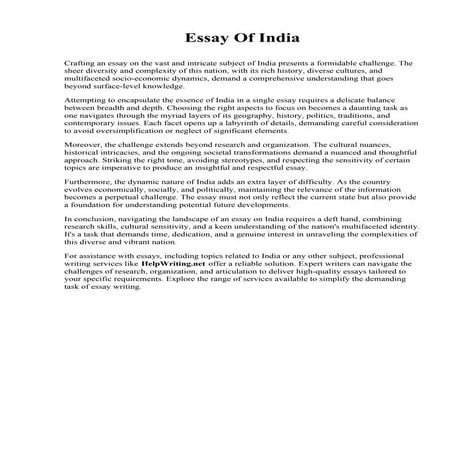 Essay Of India.pdf