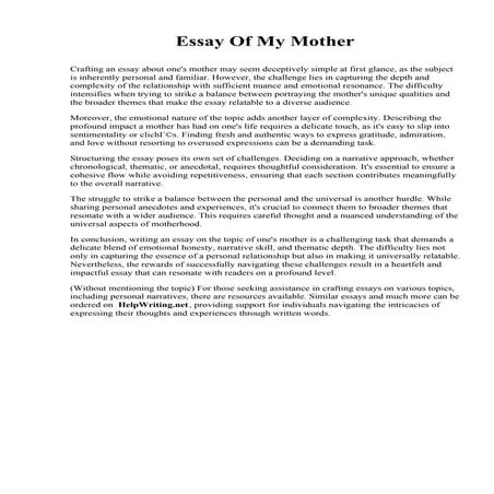 Essay Of My Mother.pdf