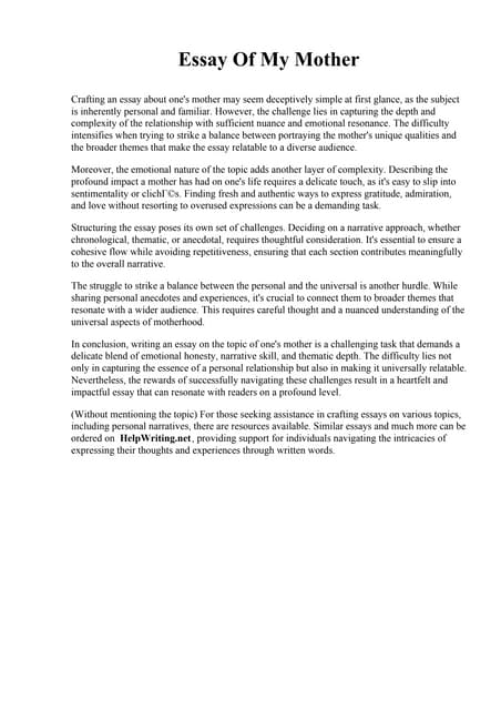 Essay Writing Mother.pdf