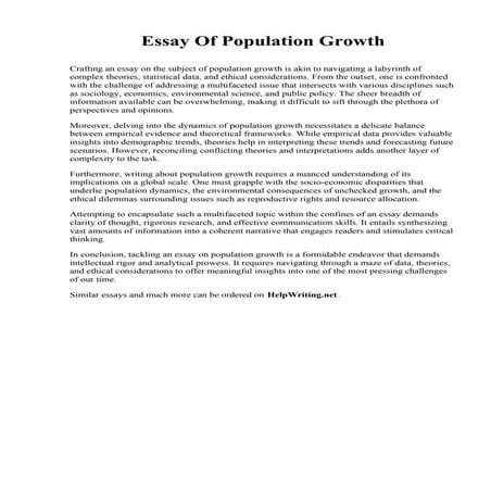 Essay On Population Growth.pdf