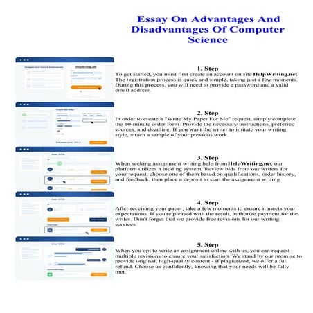 Essay On Advantages And Disadvantages Of Computer Science | PDF
