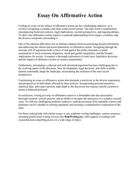 Affirmative Action Pros And Cons Essay.pdf