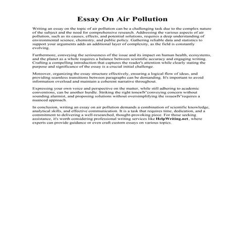 Essay On Air Pollution.pdf