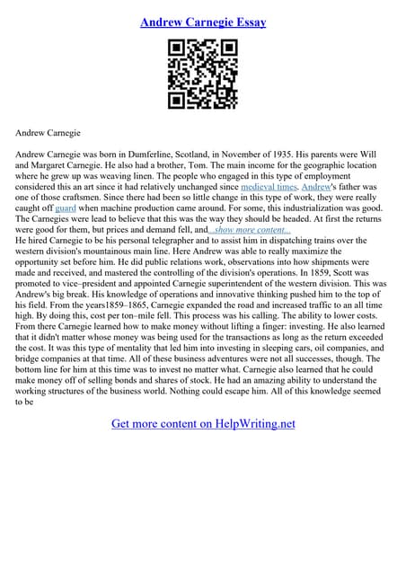 ANDREW CARNEGIE | PPTX