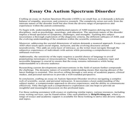 Essay On Autism Spectrum Disorder.pdf