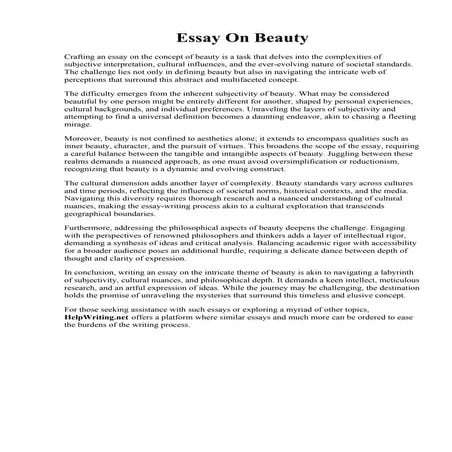 Essay On Beauty.pdf