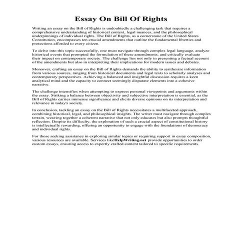 Essay On Bill Of Rights.pdf