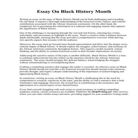 Essay On Black History Month.pdf