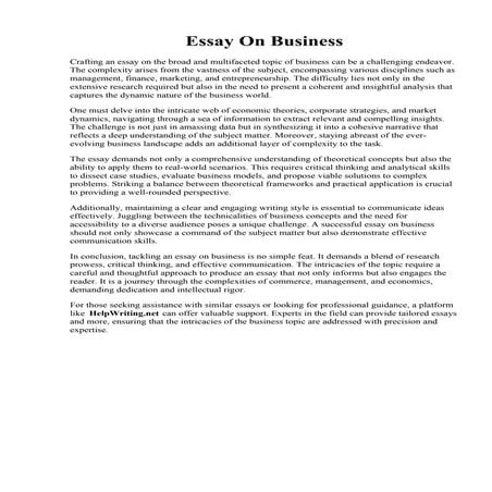 Essay On Business.pdf