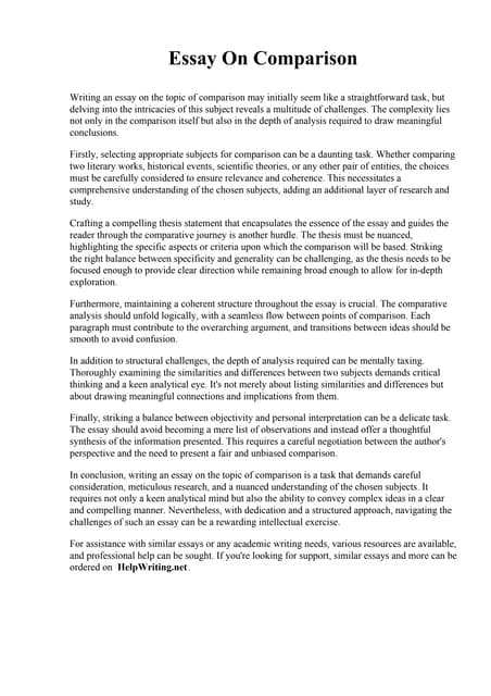 Sample Of Comparative Essay.pdf