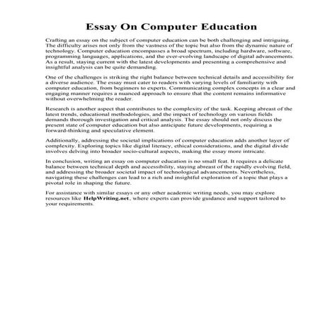 Essay On Computer Education.pdf