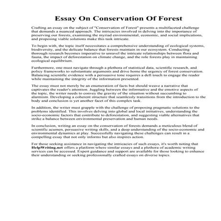 Essay On Conservation Of Forest.pdf