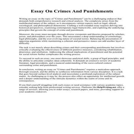 Essay On Crimes And Punishments.pdf