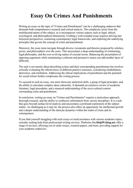 Crime And Punishment Essay.pdf