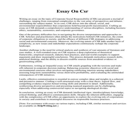 Essay On Csr.pdf