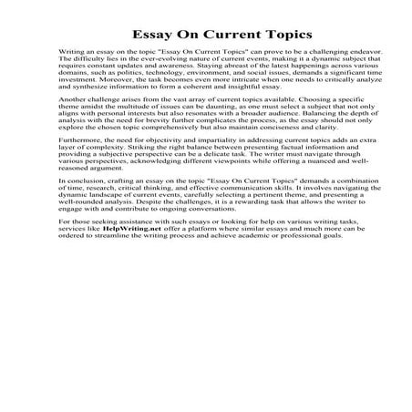 Essay On Current Topics.pdf
