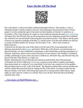 Dia de los muertos. | PPT