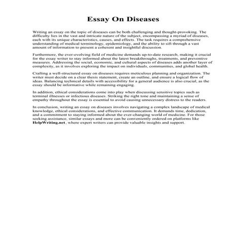Essay On Diseases.pdf
