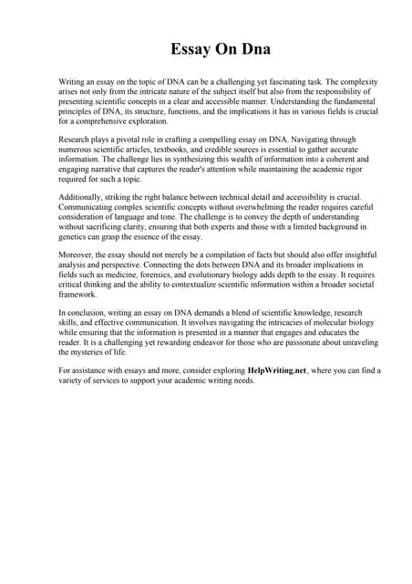 Dna Replication Essay.pdf