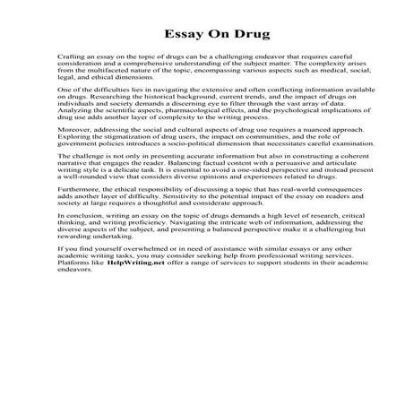 Drug Trafficking Essay.pdf